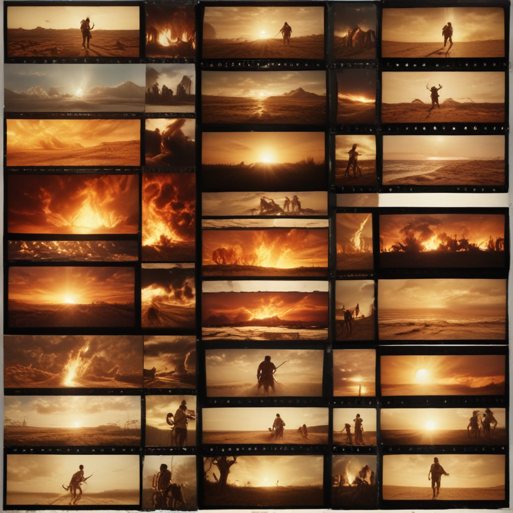 Stunning Montage of Sunset Landscapes and Adventurous Silhouettes in Nature