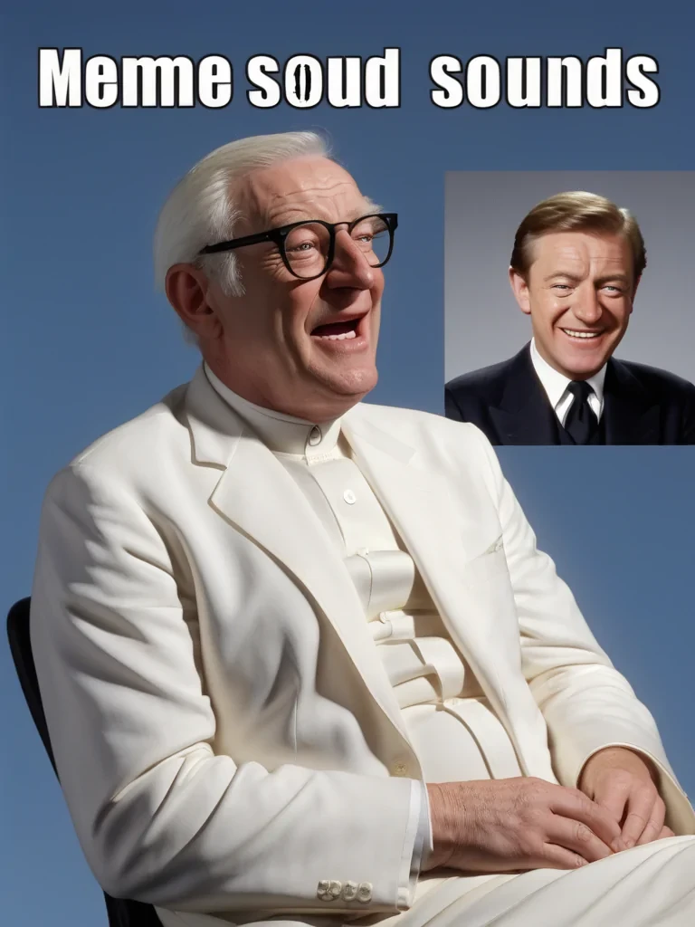 Humorous Meme Captures Joyful Sounds and Laughter in Unique Style