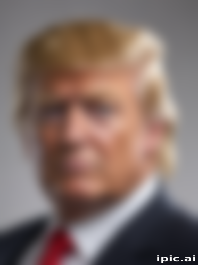 Unrecognizable Portrait of a Former U.S. President in a Blurred Setting
