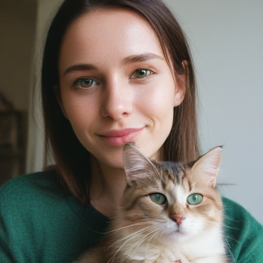 Human with cat characteristics