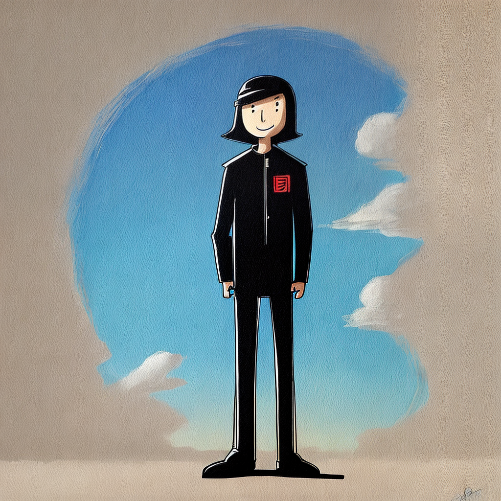 Engineer future stik cartoon