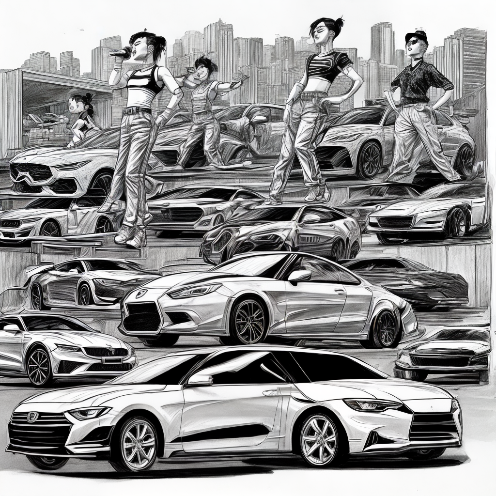 ASIAN RAPPER SINGING IN THE GARAGE OF MANY SPORT CARS BEHIND CARS A LOT ...