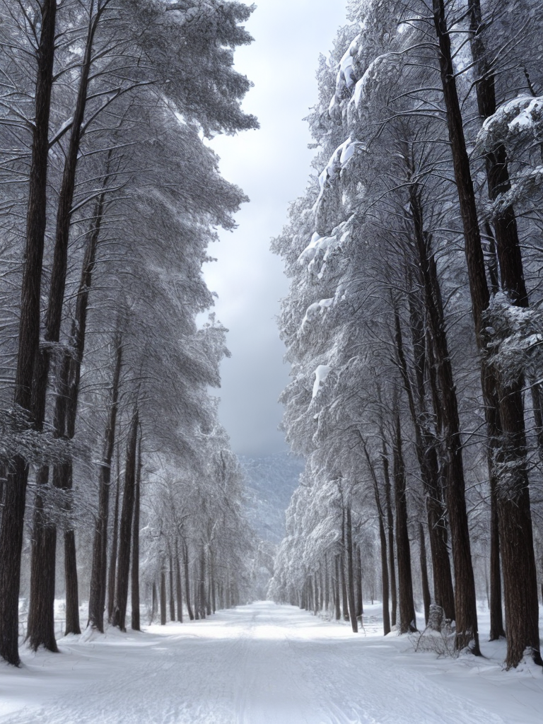 book forest snow