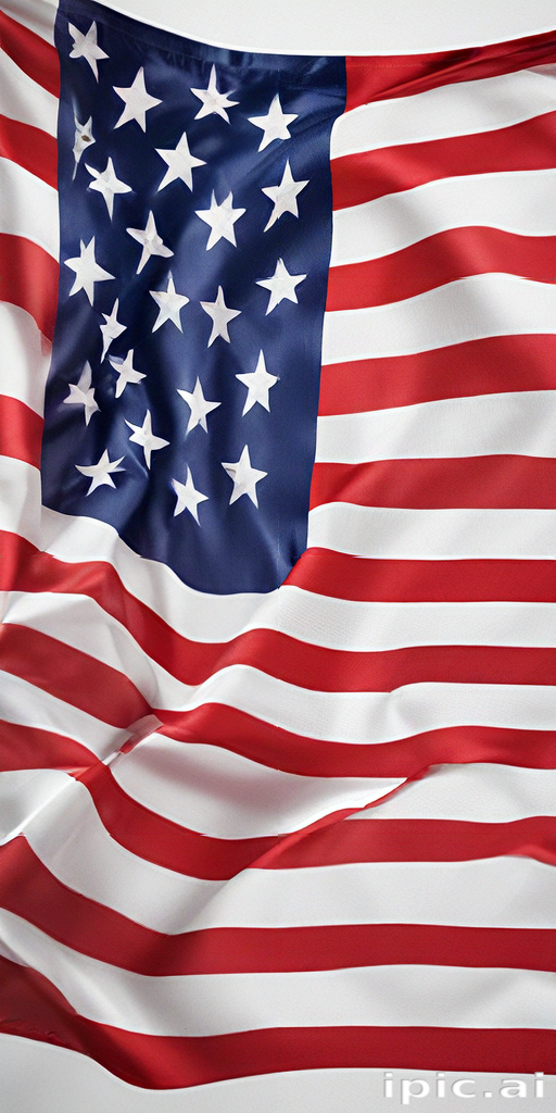 Waving American Flag Symbolizing Freedom, Unity, and National Pride ...