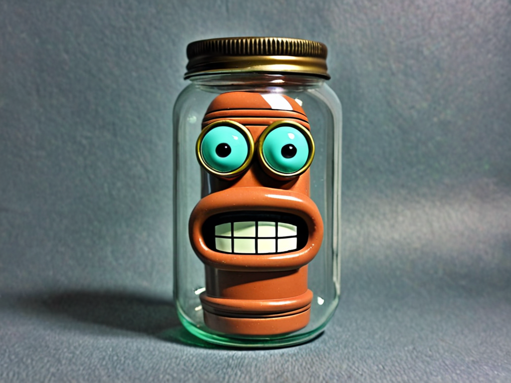 rollipollipotamus's [the twitch streamer] head in a jar in the style of ...