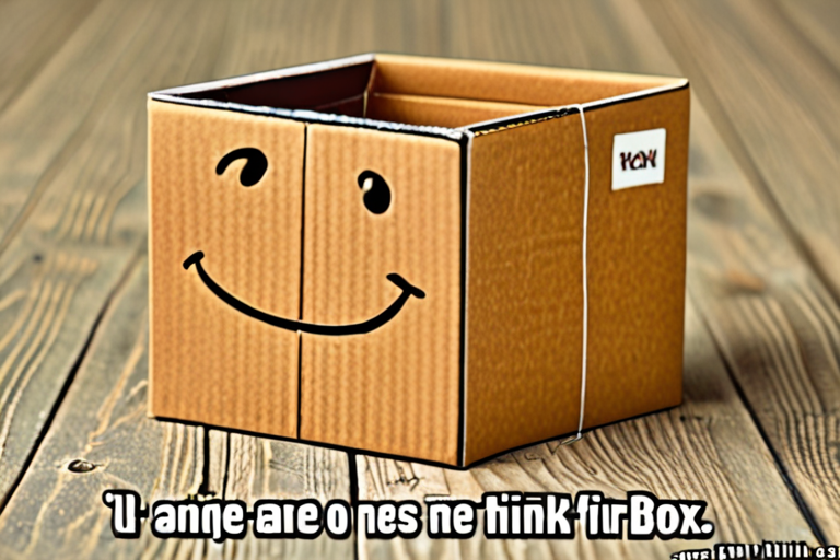 think outside the box funny