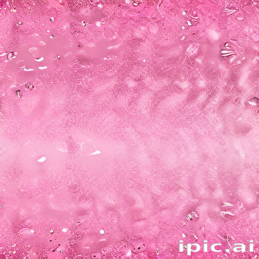 Textured Pink Surface with Glossy and Shimmering Details in Abstract Design