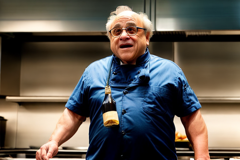 Danny DeVito as chef Gordon Ramsey