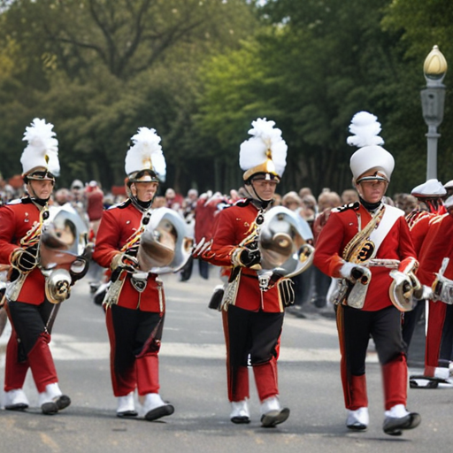 a fighting marching band