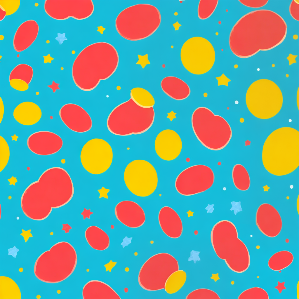 Most Vivid Cute Cartoon Pattern Background Design (copy-right free)