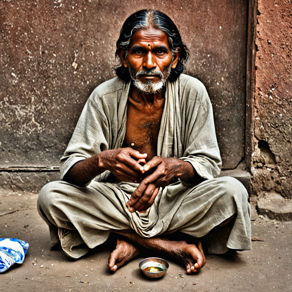 Indian beggar