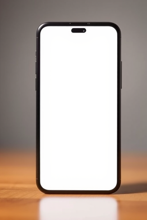 Blank Smartphone Display Ready for Customization and Personalization ...
