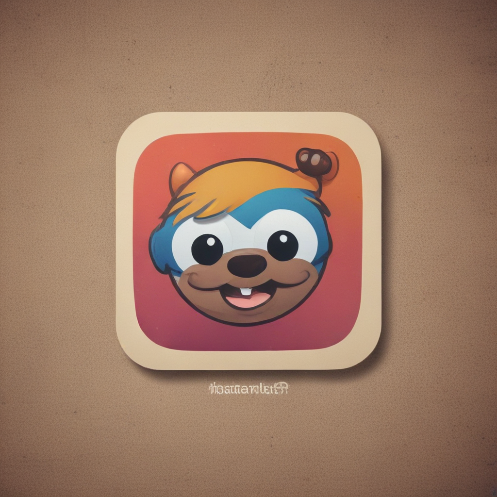 Make a funny logo for a Instagram page named "haha hub"