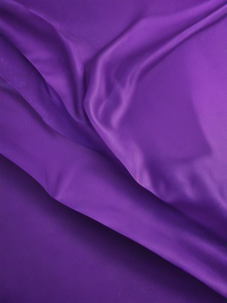 Elegant Purple Fabric Draped Gracefully, Showcasing Its Luxurious ...