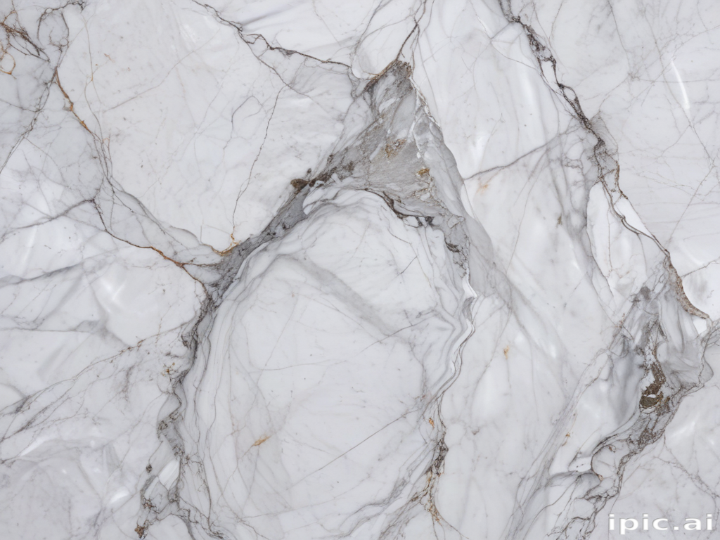 Elegant White Marble with Subtle Gray Veins and Natural Patterns.