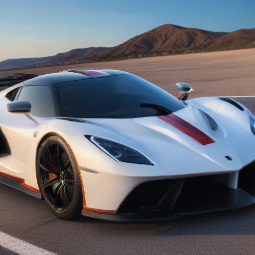 create a super exotic hypercar with a roof turbine