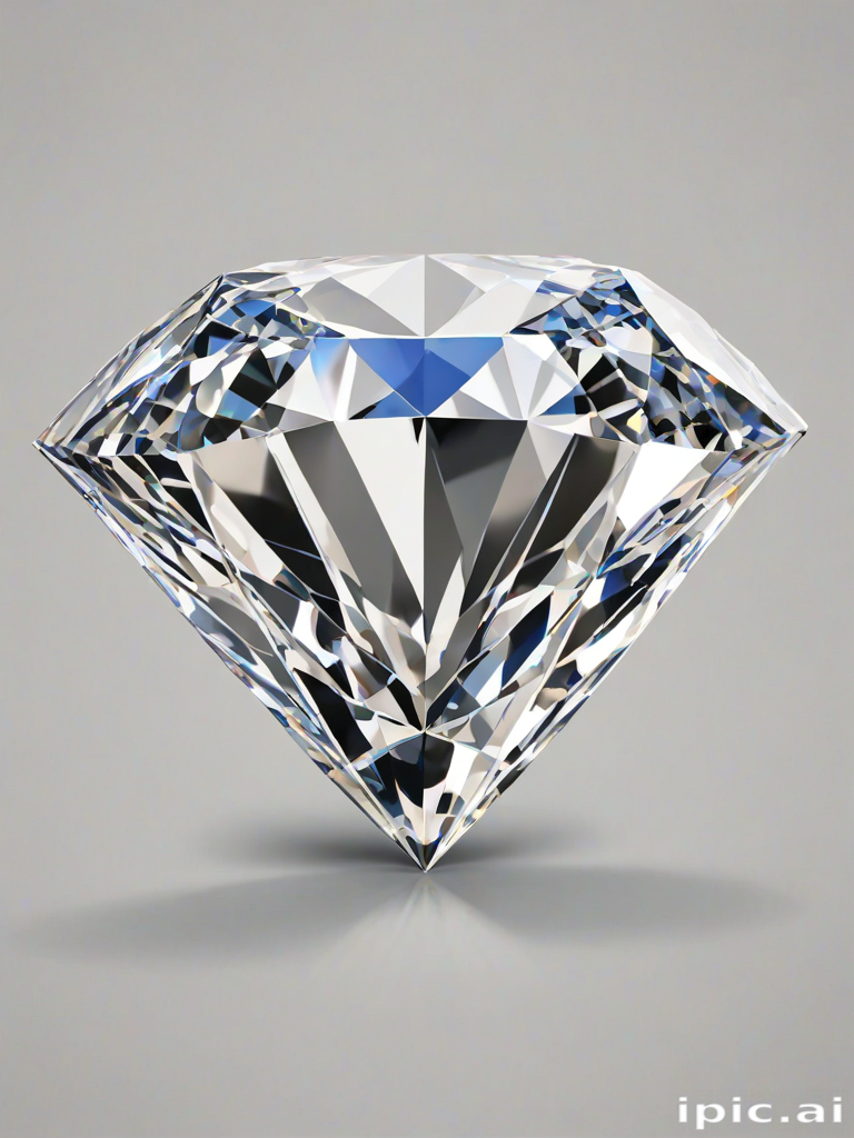 A Stunning, Flawless Diamond Captured in Brilliant Light and Angles
