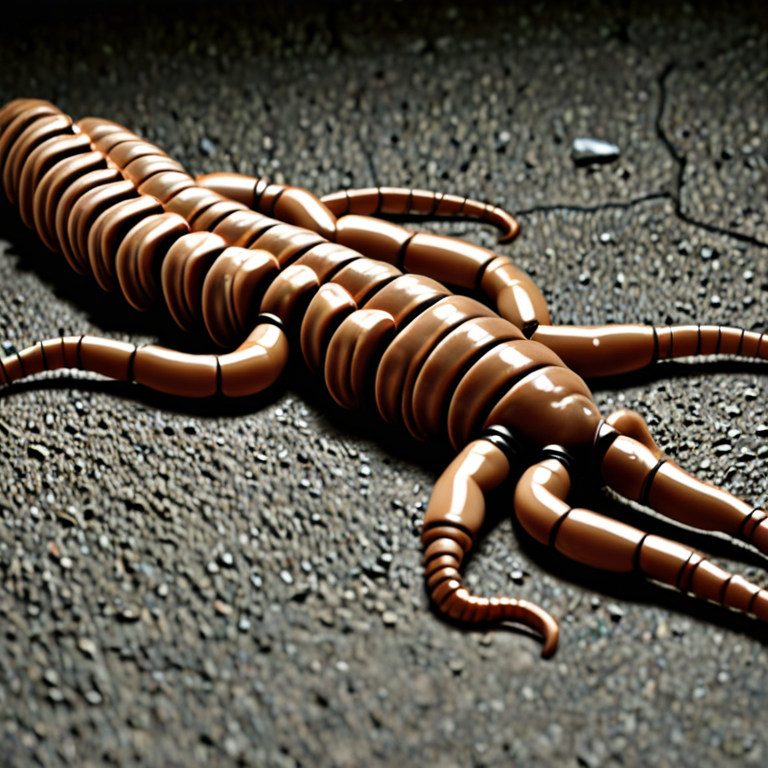 Realistic human centipedes