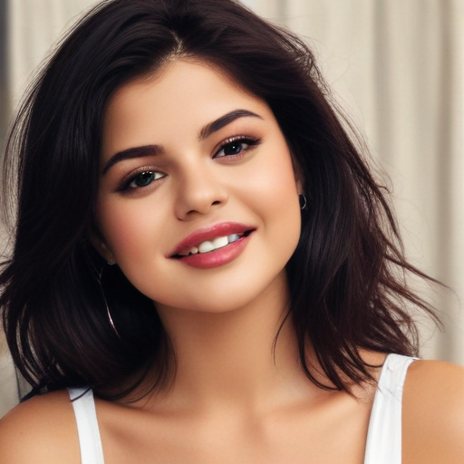 A Bright and Cheerful Young Woman Smiling Radiantly in Natural Light