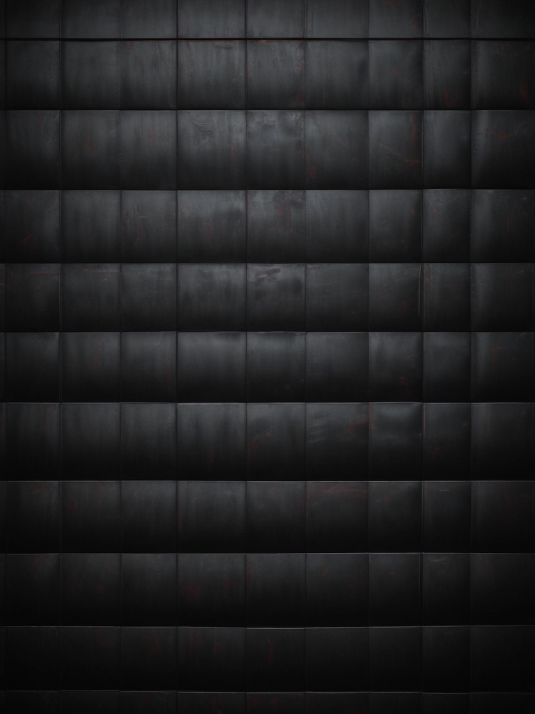 Textured Black Wall Featuring a Series of Subtle Square Panels