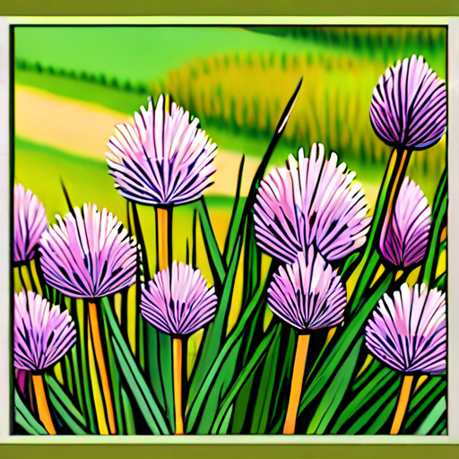 Chives cartoon