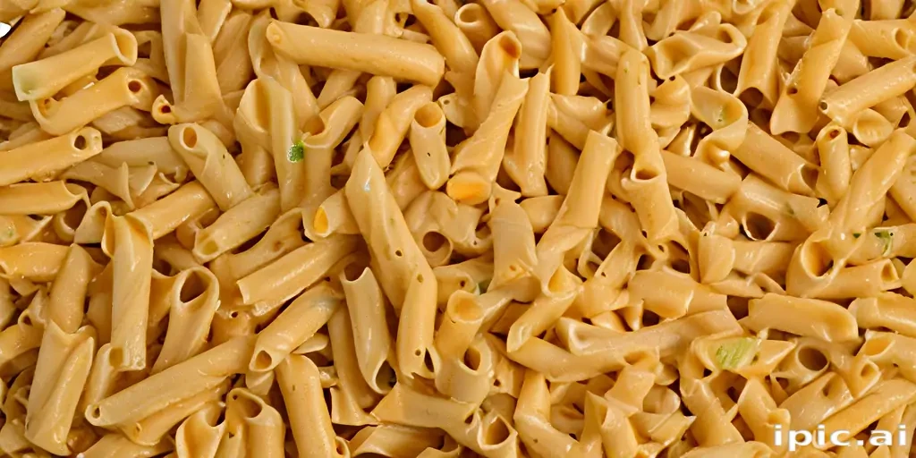 A Close-Up View of Cooked Pasta Twists Perfect for Delicious Dishes