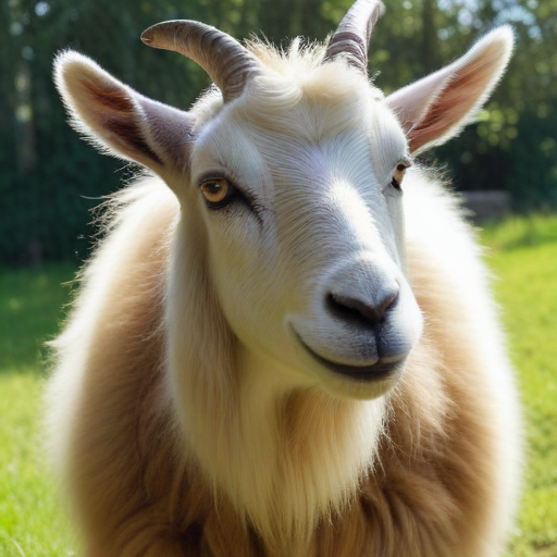 A farting goat with all rights reserved