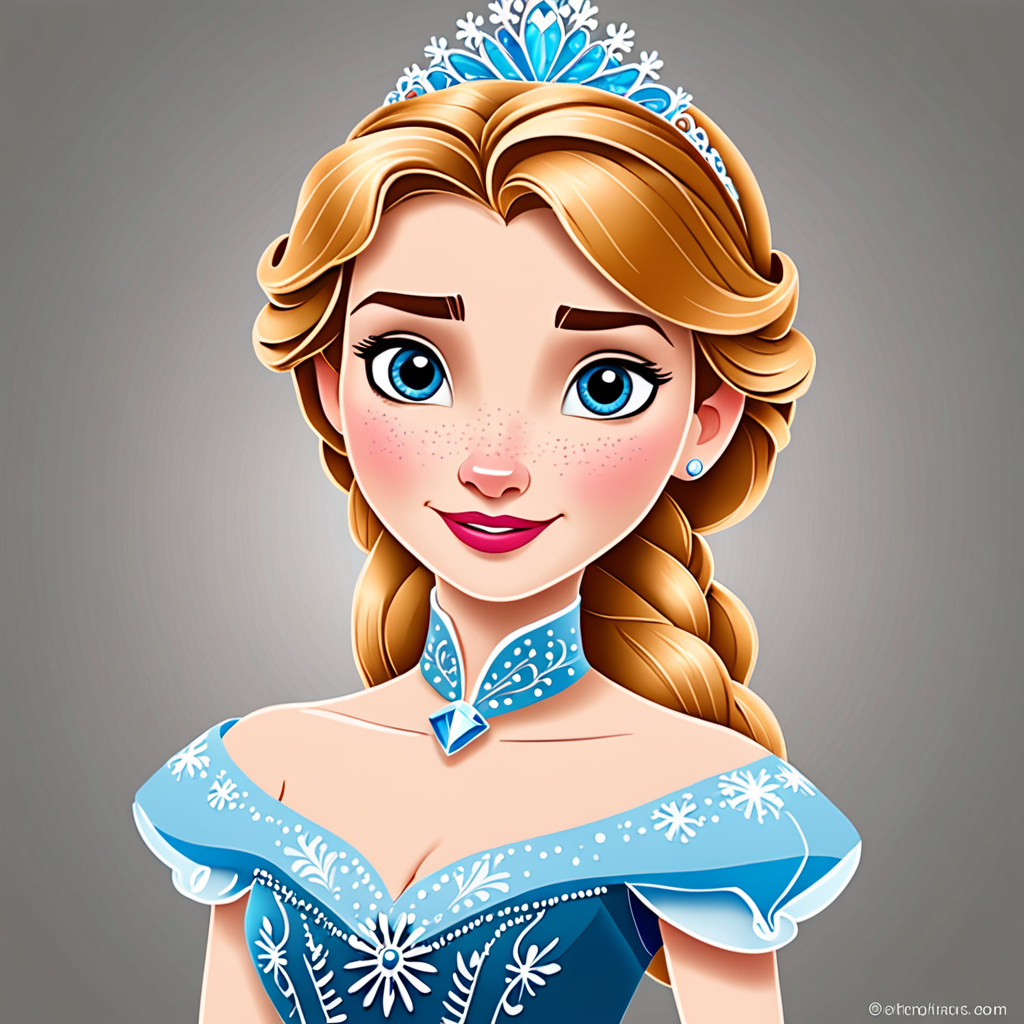 Anna fron cartoon Frozen as cinderella from the cartoon cinderella ...