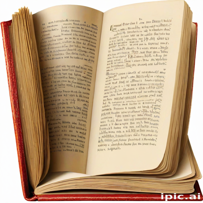 An Open Vintage Book Displaying Intricate Text and Aged Pages