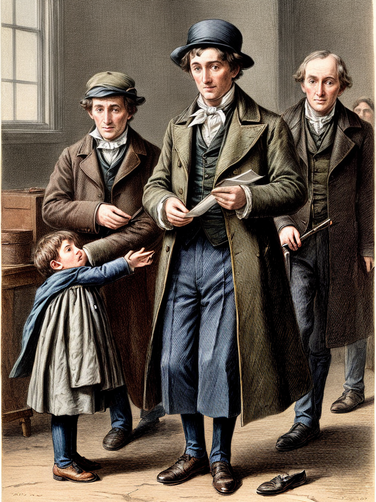Oliver Twist in the parish workhouse