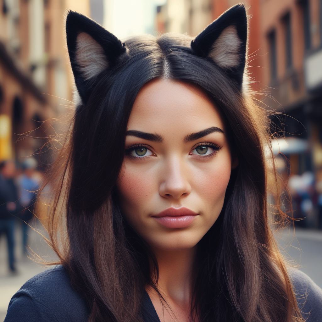 Megan fox cat ear
