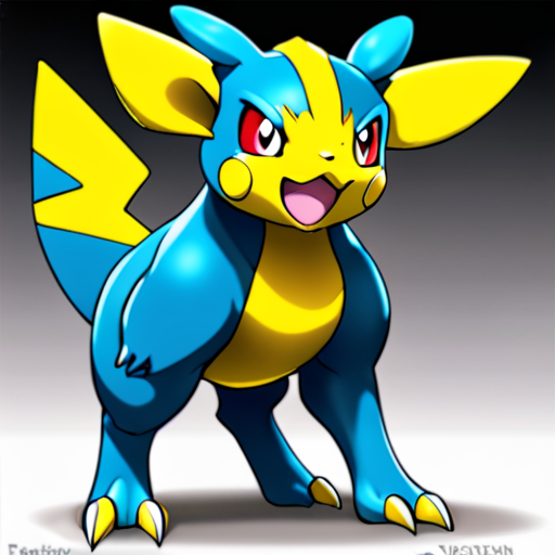 A blue electric type pokemon