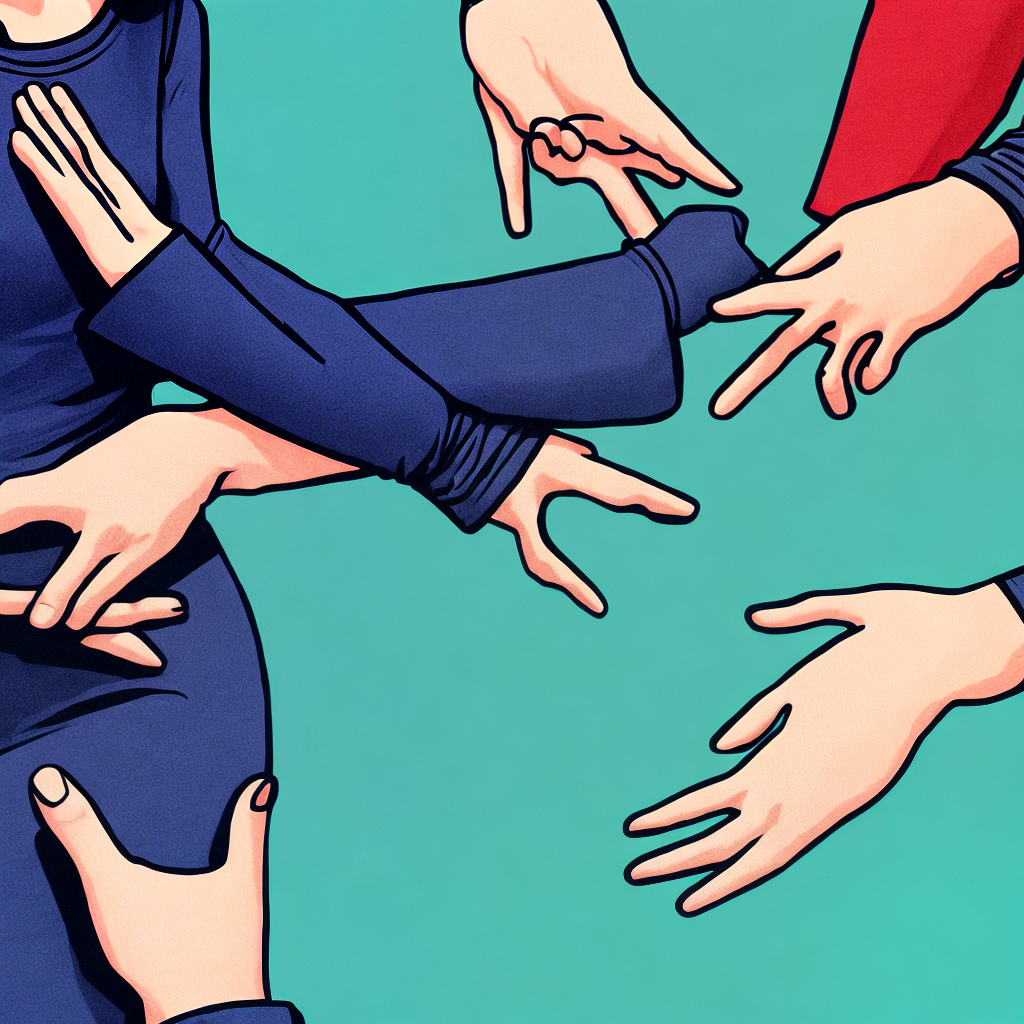 an illustration of contact Improv