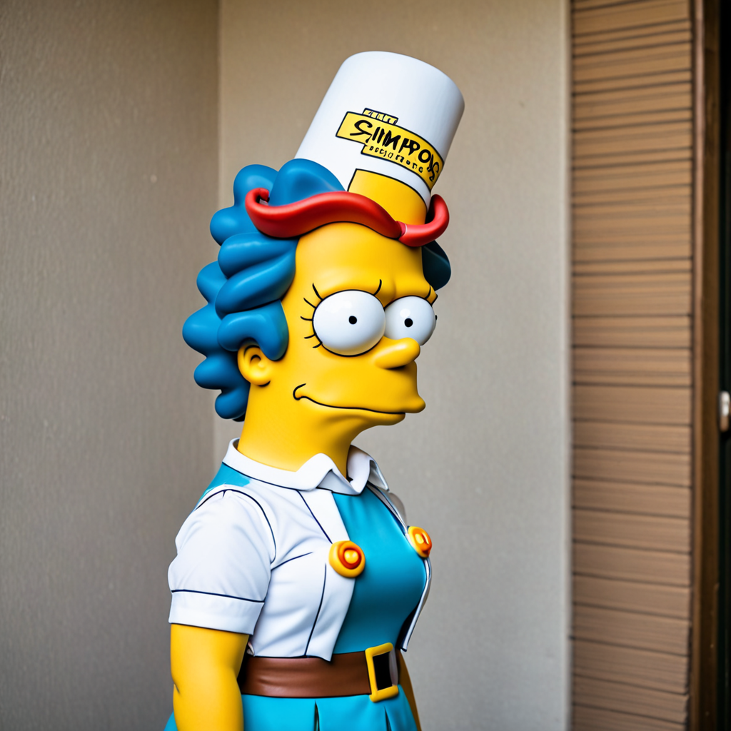Simpsons cosplay from other cartoons