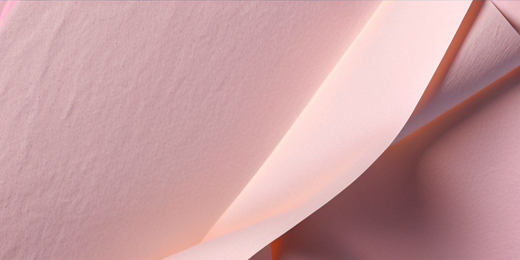 Softly Curved Layers of Light Pink Paper Creating an Elegant Texture