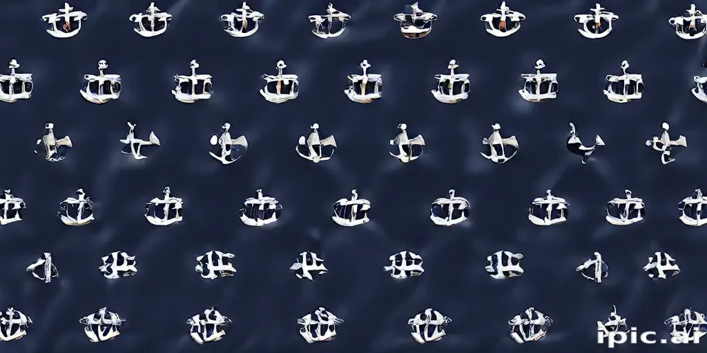 A Collection of Intricately Designed Anchors Displayed on a Dark ...