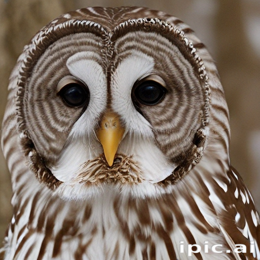 A Majestic Owl with Striking Features Perched Quietly in Nature.