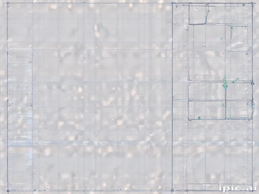 A Detailed Architectural Blueprint Showing Various Sections and ...