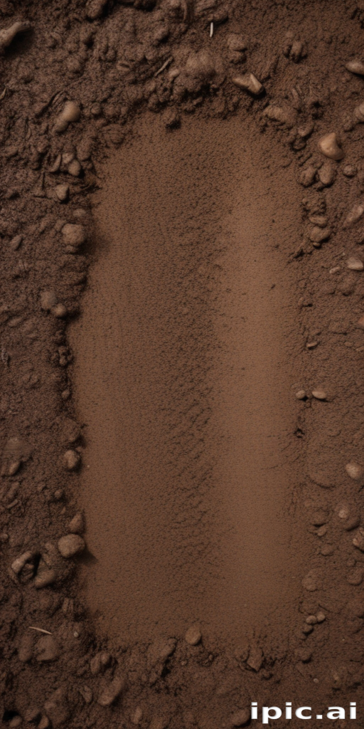 Freshly Turned Soil with a Smooth Surface Ready for Planting Seeds