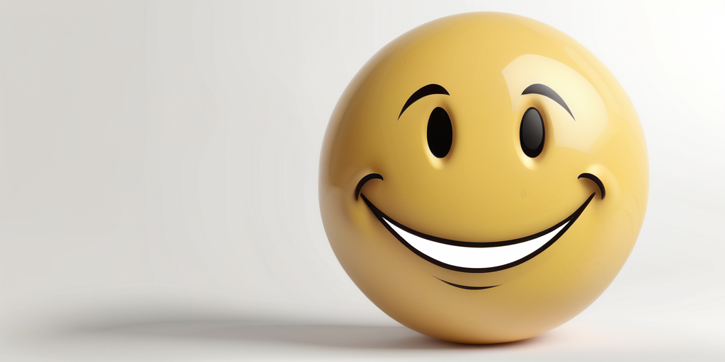 A Bright and Cheerful Smiley Face Bringing Joy and Happiness Everywhere.