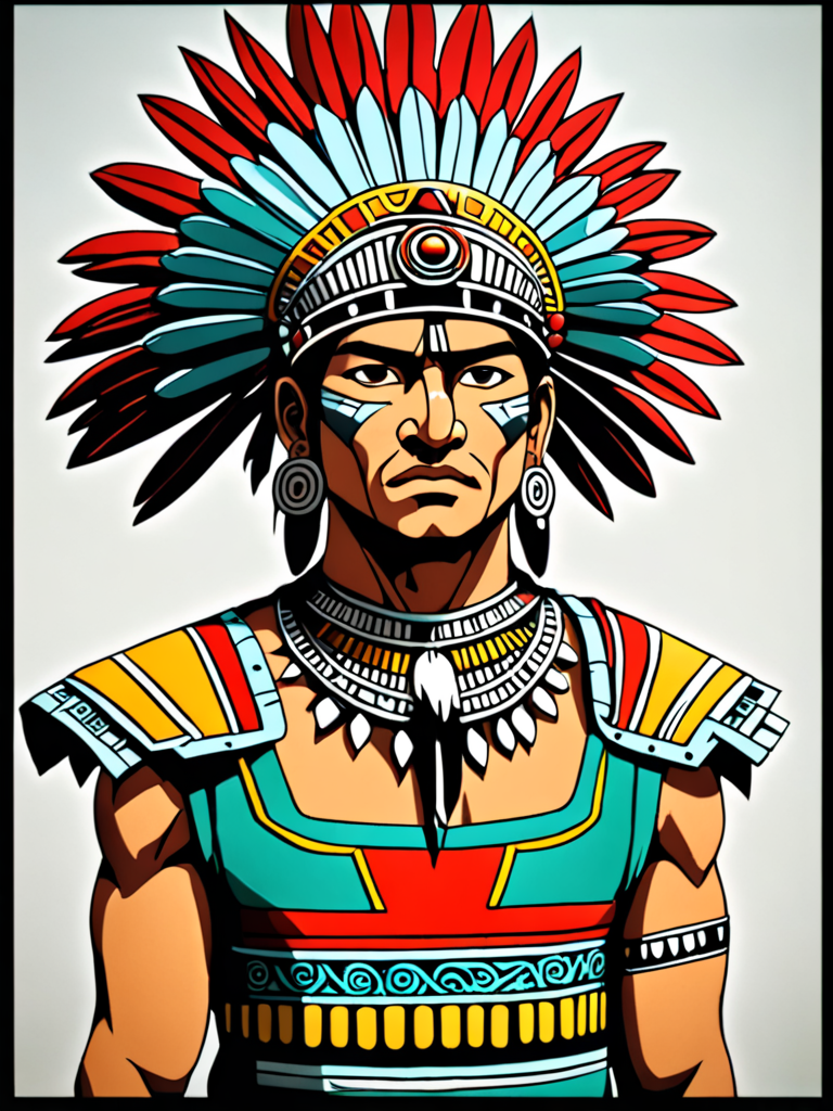 aztec warrior chief anime