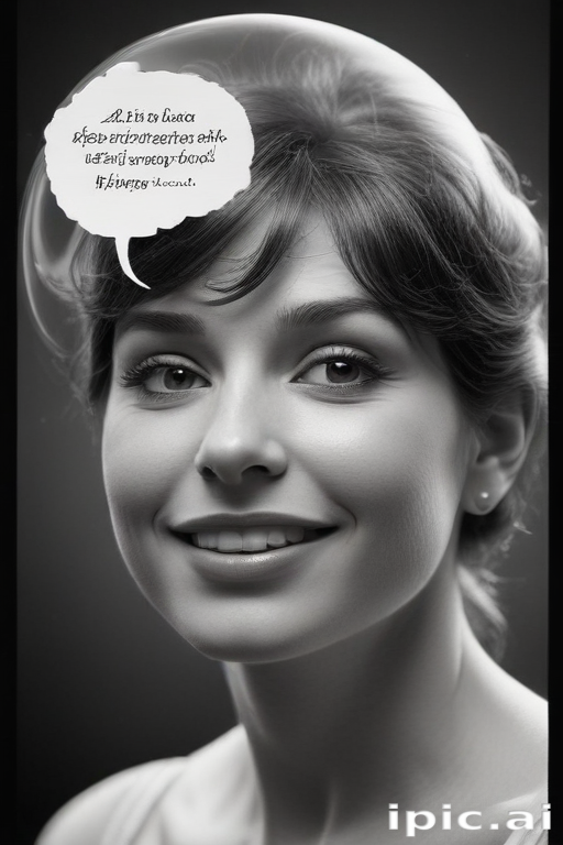 Captivating Portrait of a Smiling Woman with a Thoughtful Expression