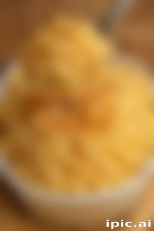 A Deliciously Creamy Dessert Bowl Filled with Bright Yellow Ice Cream ...