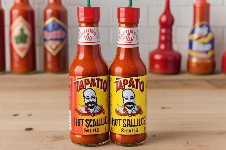 Spicy Flavor Explosion: Tapatío Hot Sauce with Fresh Chili Peppers and ...