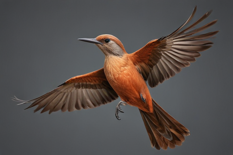 A Majestic Bird in Flight Showcasing Vibrant Feathers and Graceful Wings