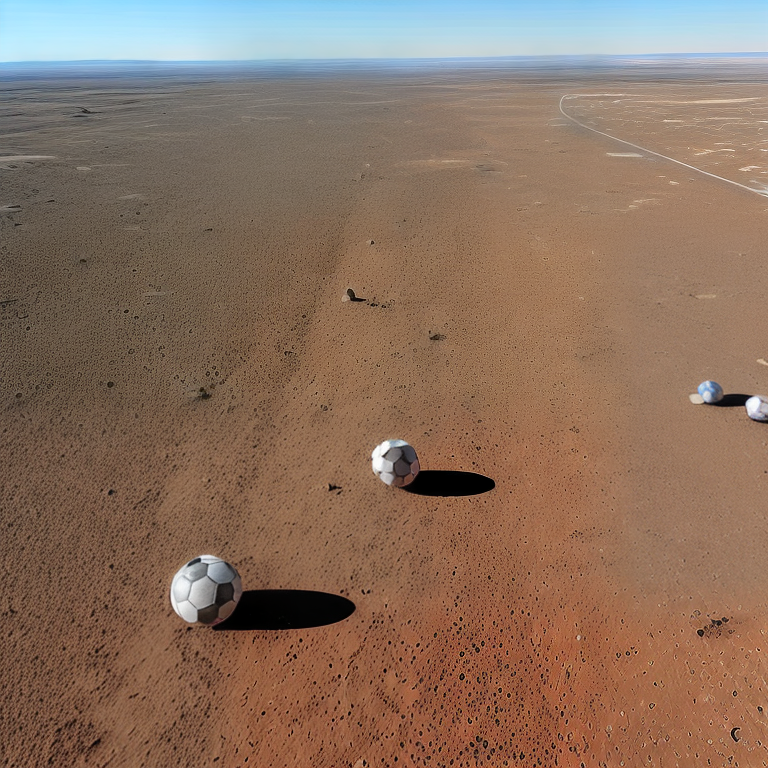 mars playing football with earth
