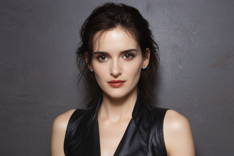 Winona Ryder, leather