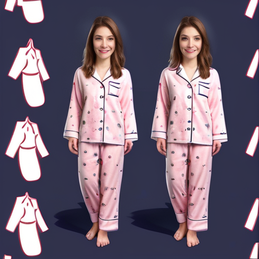Cozy and Stylish: A Collection of Cute Pink Pajama Sets for Relaxation