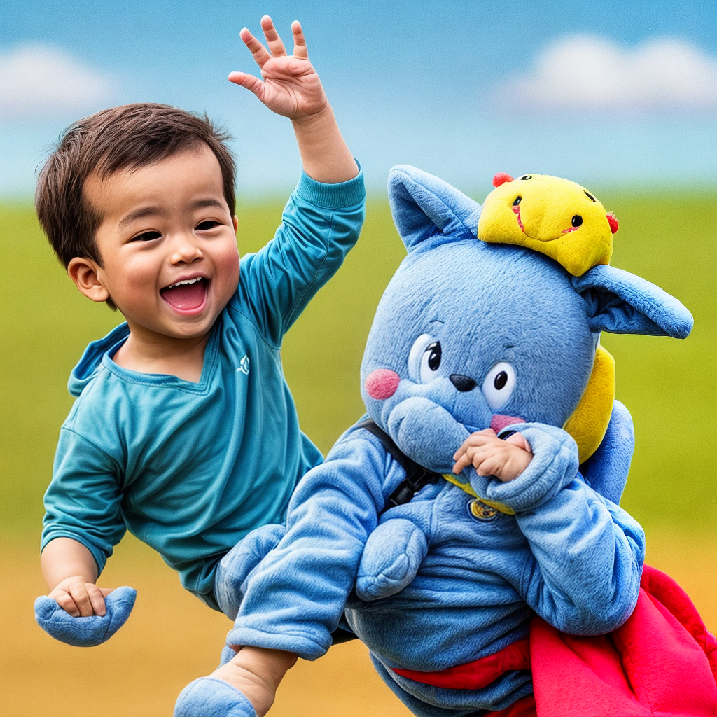 Best Comic Joyful Cute Baby (copy-right free)