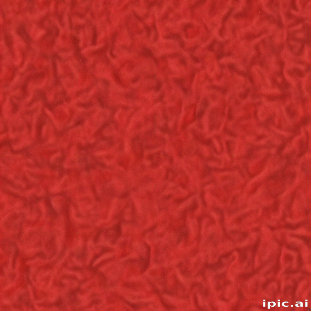 Textured Red Background with a Unique Wavy Pattern and Depth